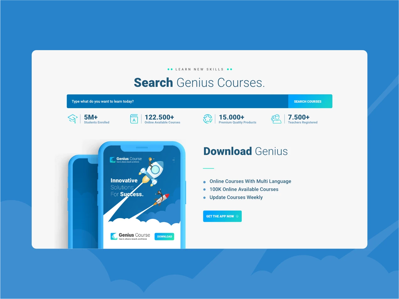 Genius - Learning & Course Web Design - Camping Ground Indonesia